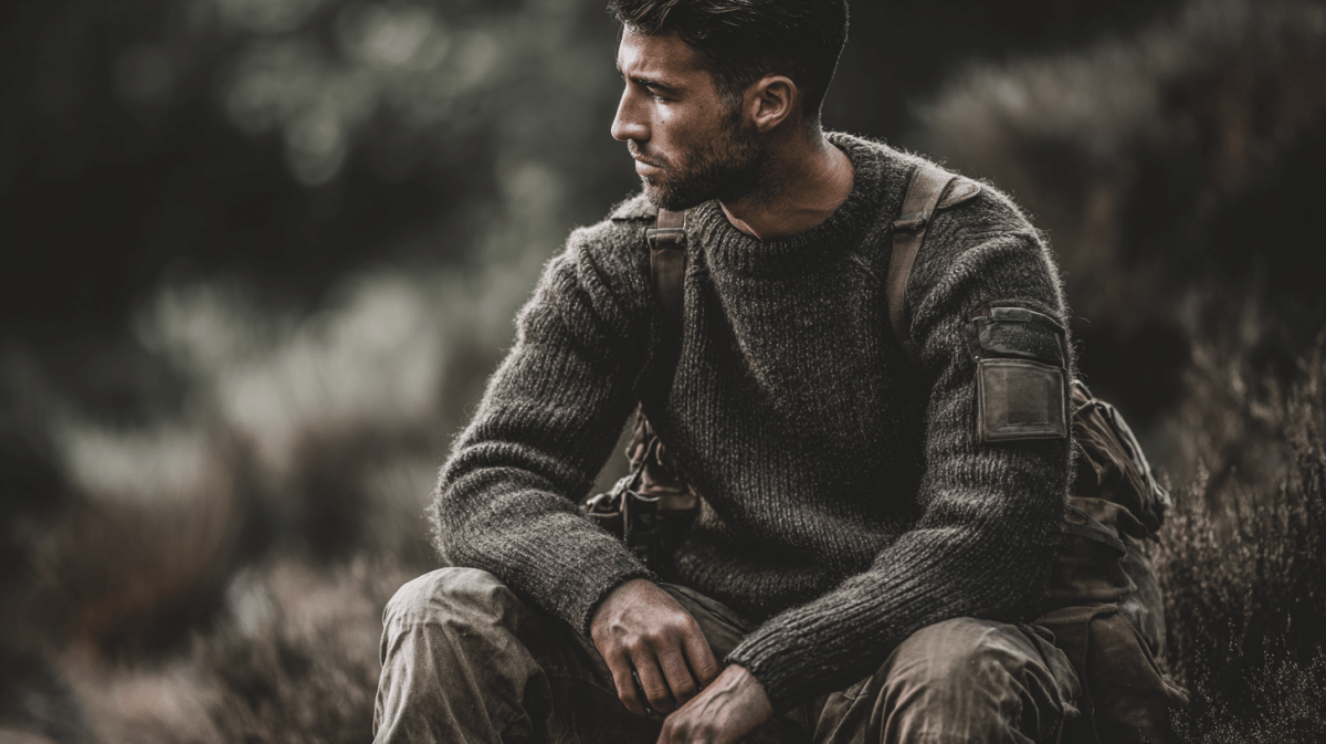 Military Surplus Sweater Wool Pullover Outdoor Cold Weather - GoMilitar