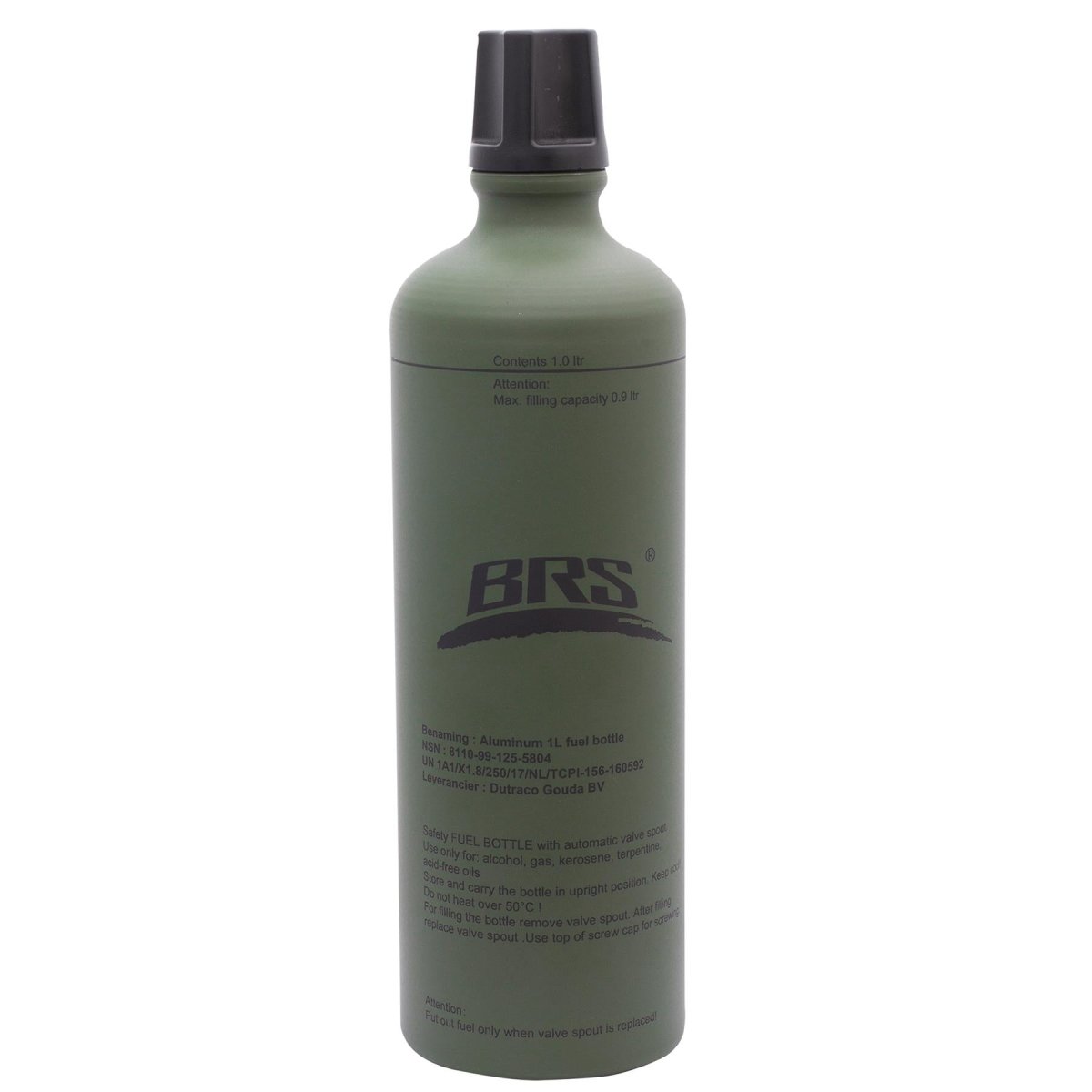 BRS Fuel Bottle robust aluminum container military surplus