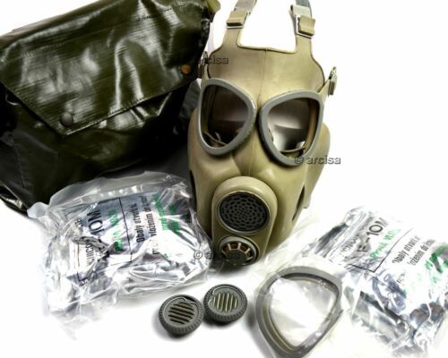 Original Czech military Gas Mask M-10 Full set Olive - GoMilitar