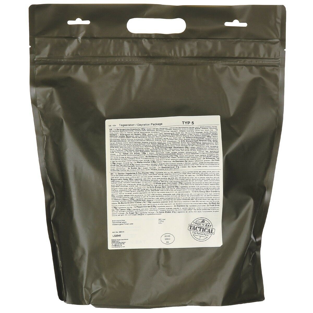 1-Day Ration Survival Food Emergency Military outdoor meal - GoMilitar