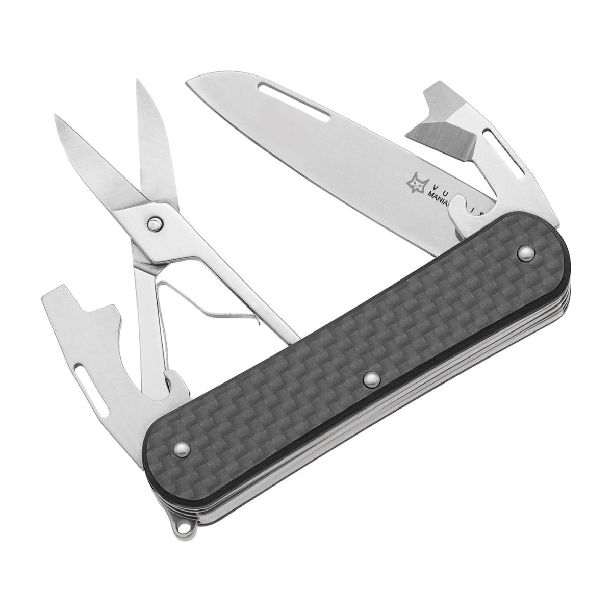 Fox Knives VULPIS 130 FX-VP130-F4 CF Multi Tool Pocket Knife - GoMilitar