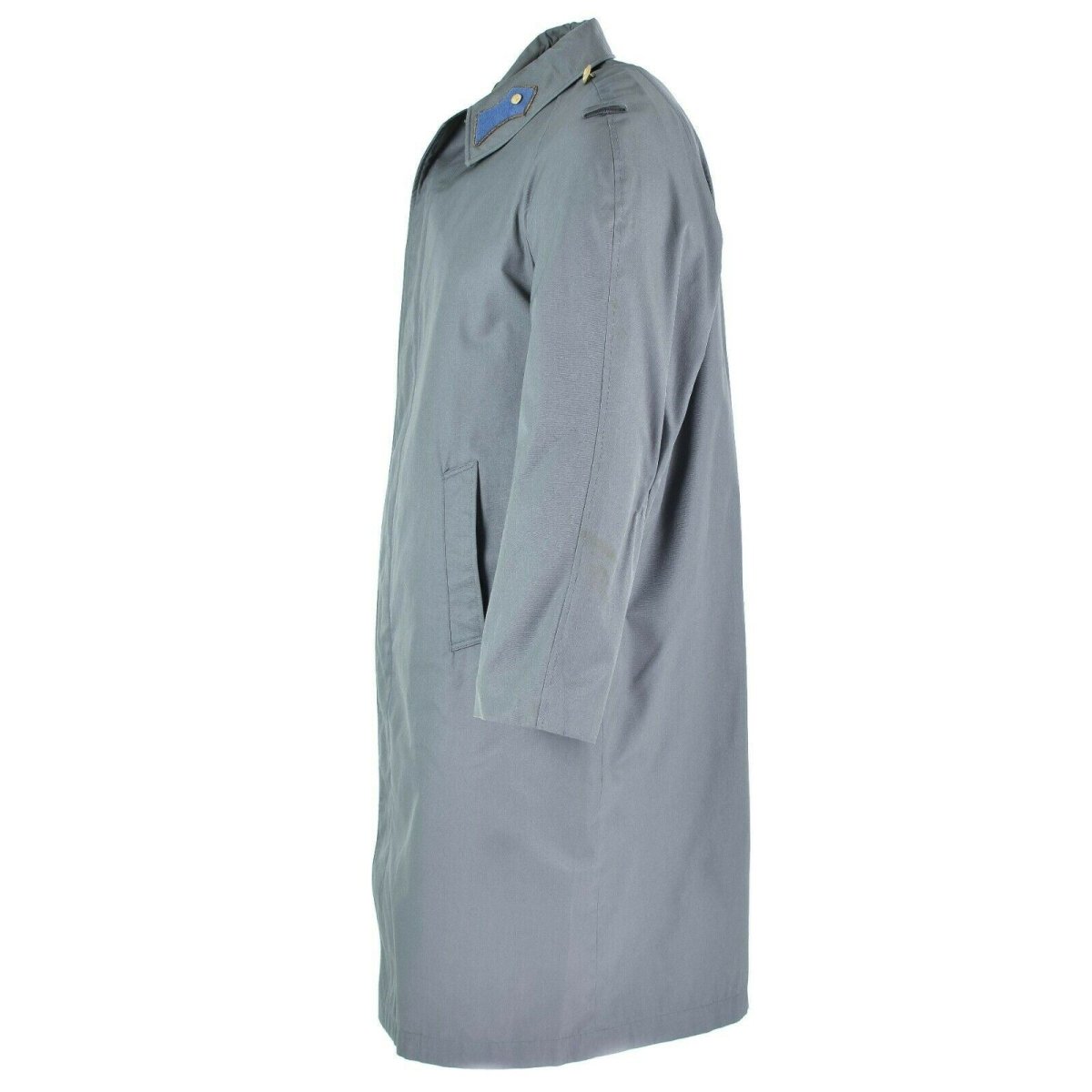 Austrian Military issue long grey Jacket Coat Trenchcoat Vintage ...