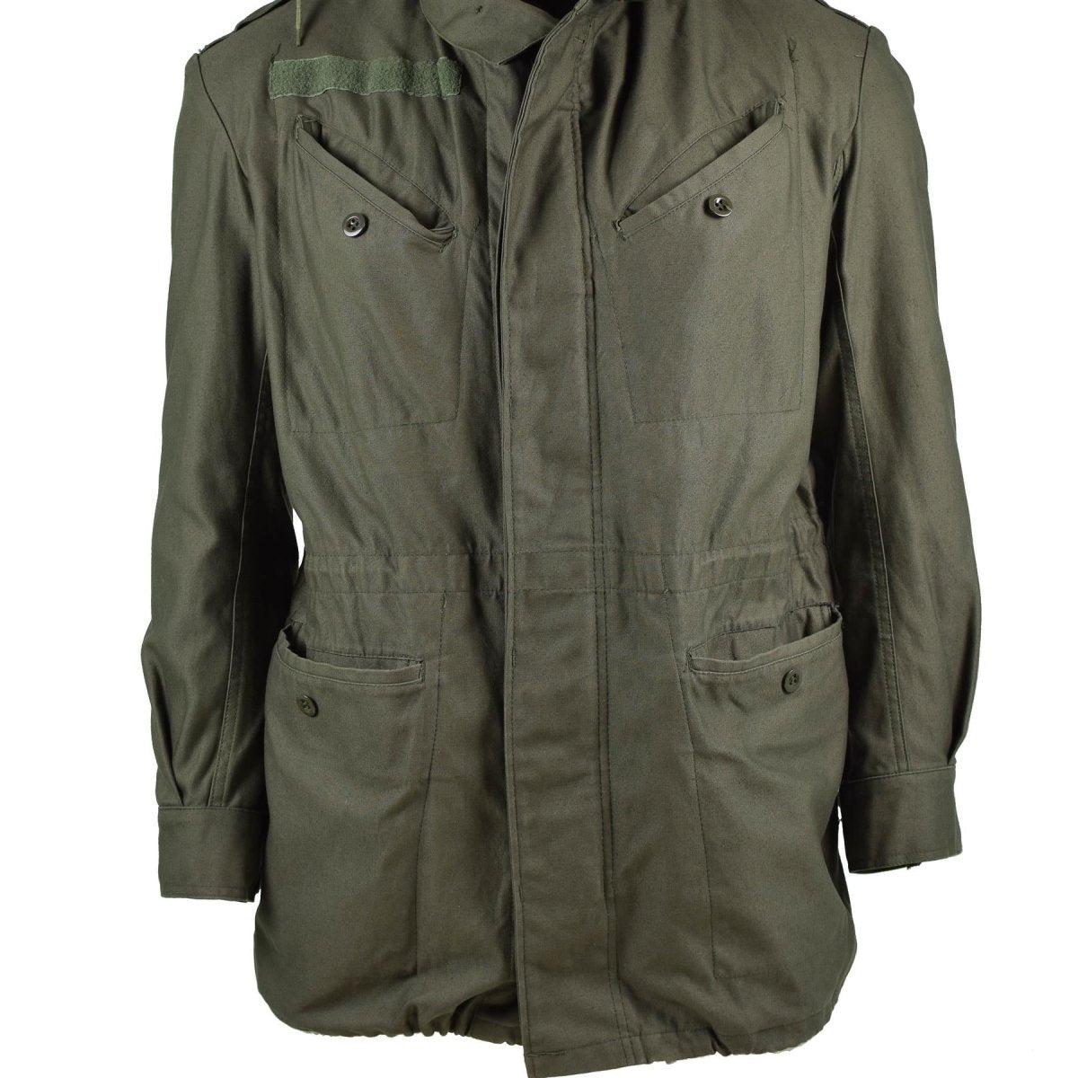 Genuine Belgian Military Surplus Parka Olive Waterproof NEW - GoMilitar