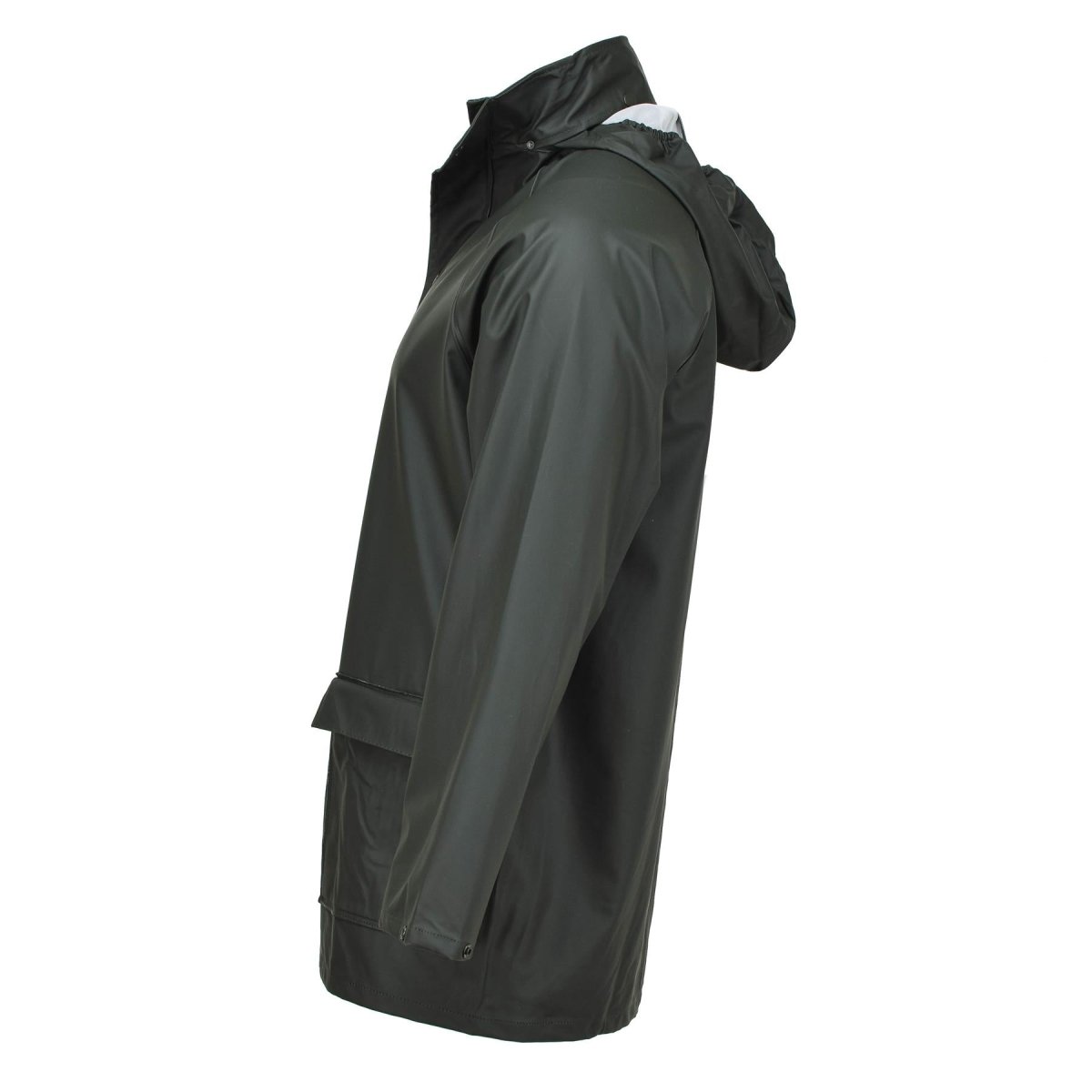 Genuine Belgian army rain jacket waterproof raincoat olive NEW - GoMilitar