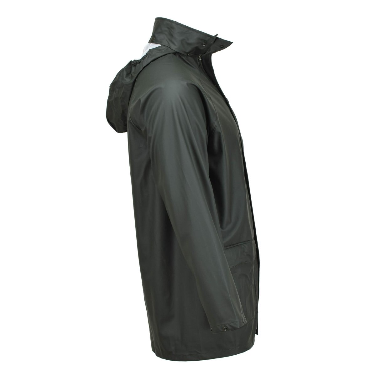 Genuine Belgian army rain jacket waterproof raincoat olive NEW - GoMilitar