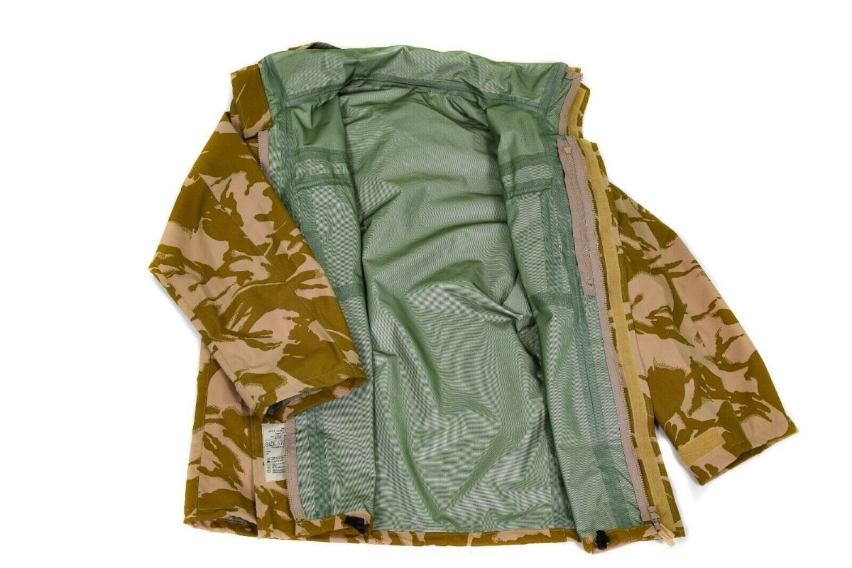 Desert field jacket Genuine British army combat jacket desert camo MVP ...