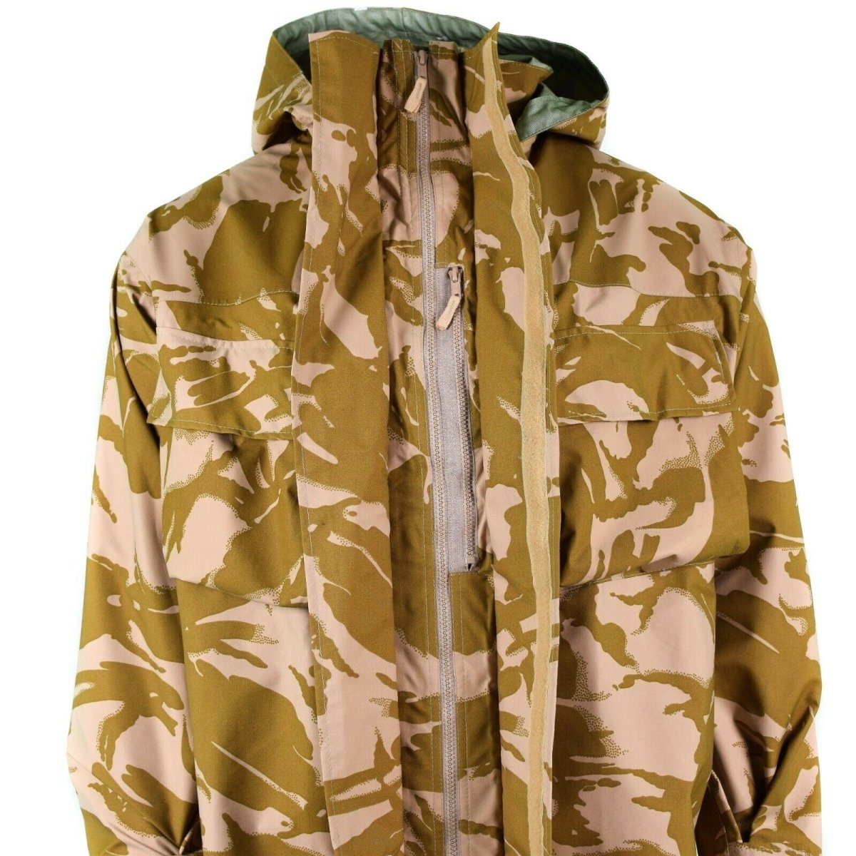 Desert field jacket Genuine British army combat jacket desert camo MVP ...