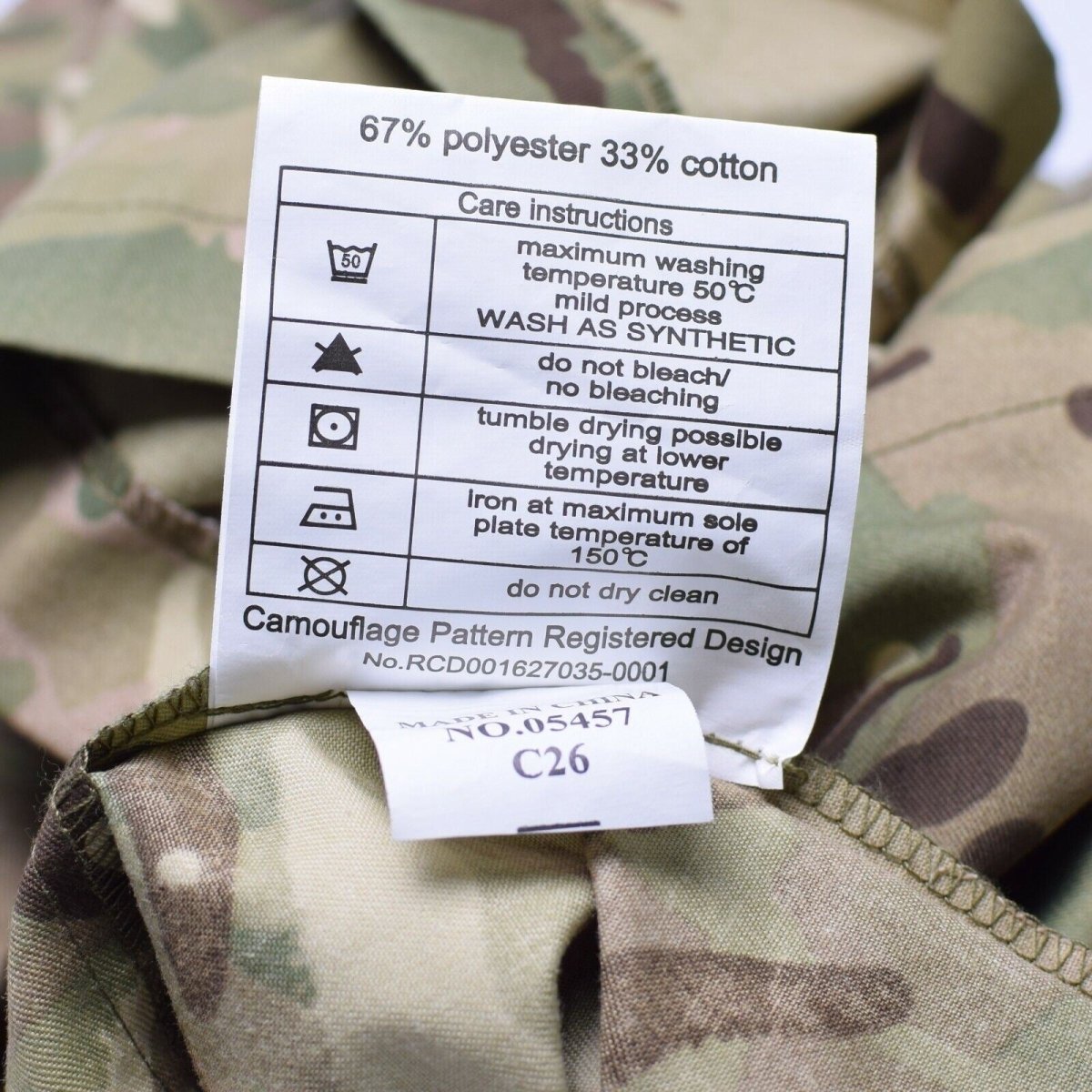 British Military MTP camouflage field jacket outdoor blending jacket ...