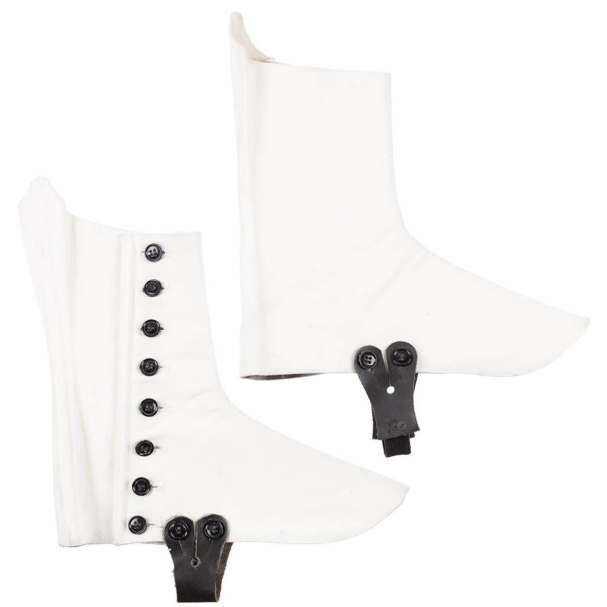 Military boot gaiters genuine British army white leg highland hiking ...