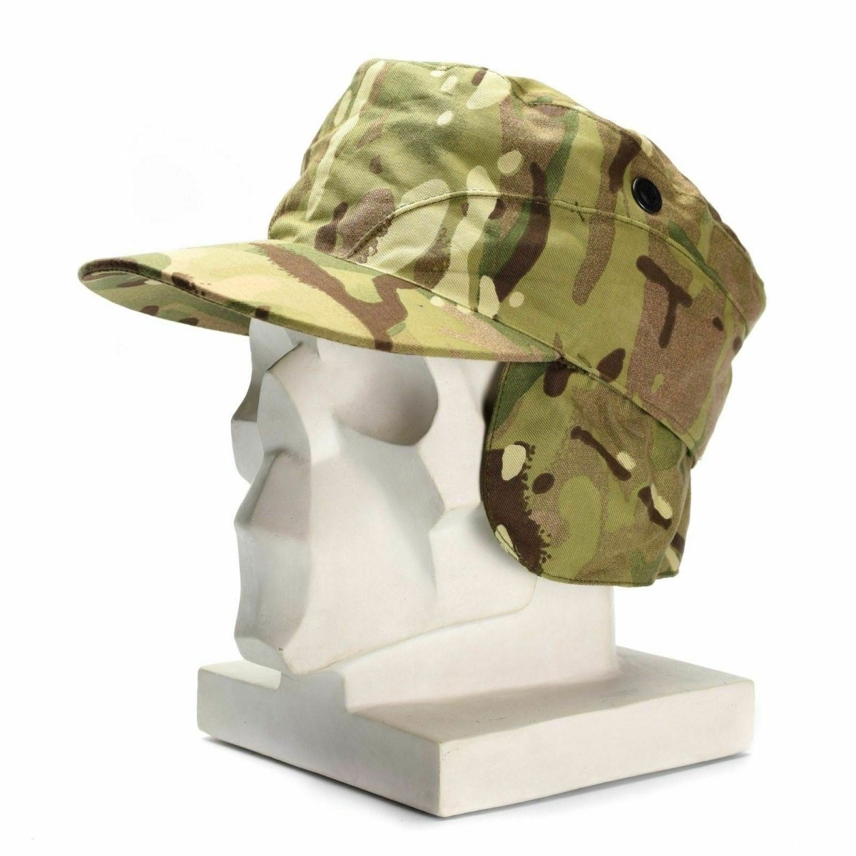 British ear flaps cap genuine British UK army MTP camouflage military ...
