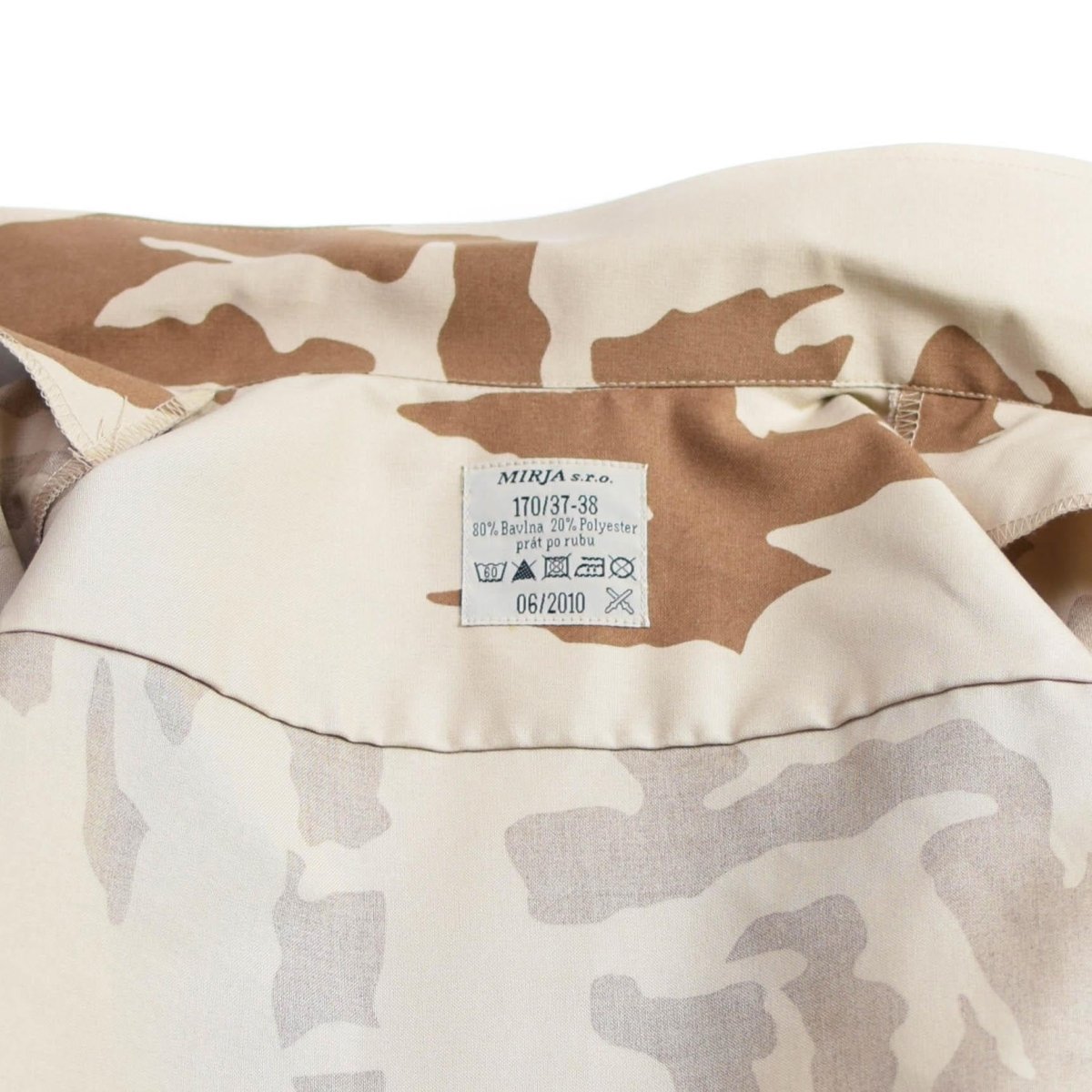 Desert camo shirt genuine Czech army camouflage 95 field uniform ...