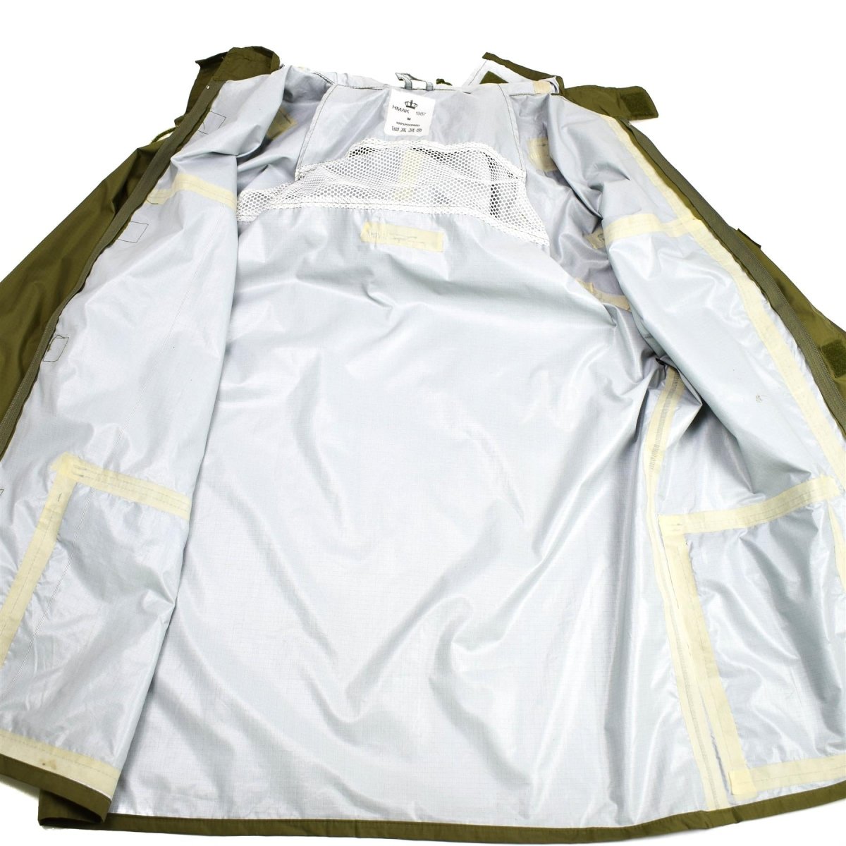 Danish military rain jacket waterproof wet weather hooded raincoat ...