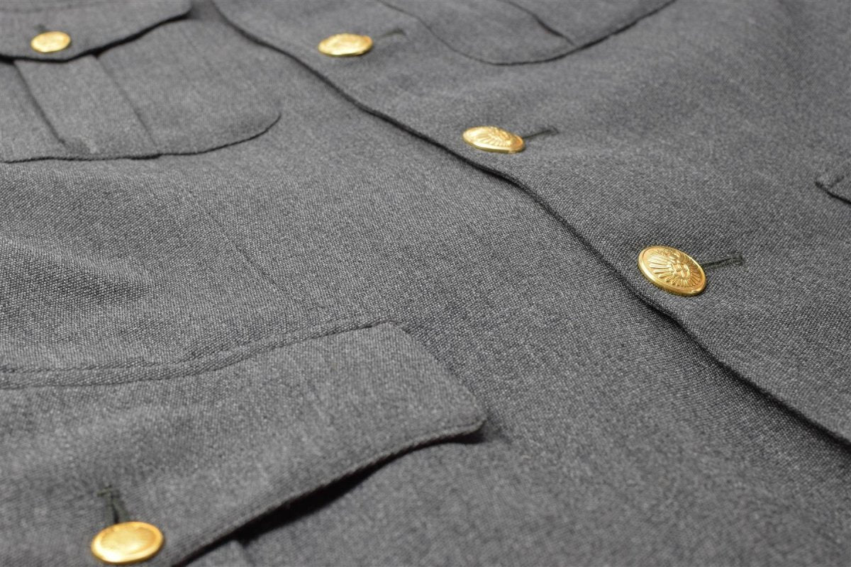 Military uniform jacket Genuine Danish Army grey military surplus dress ...