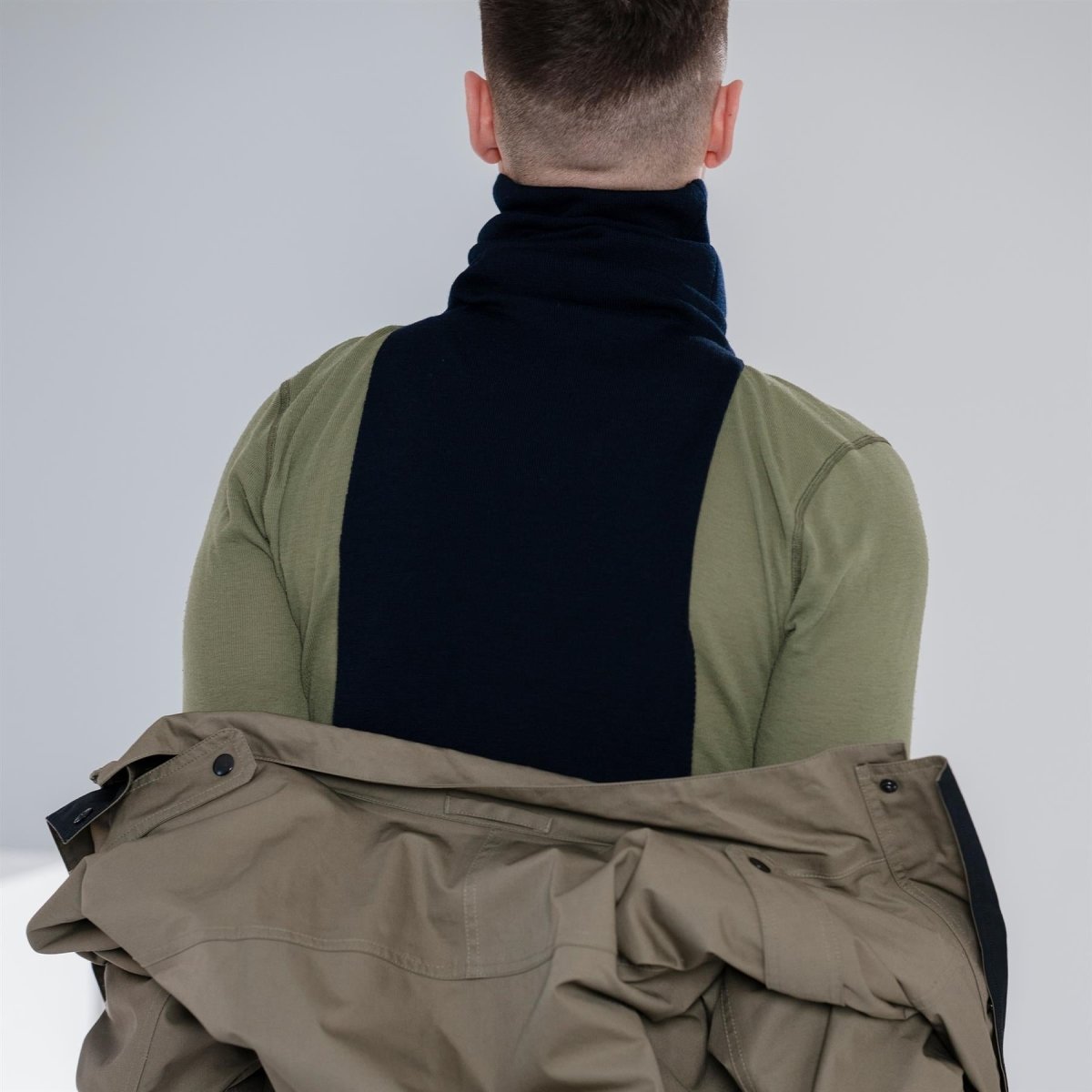 Authentic Dutch military winter scarf neck tube blue - GoMilitar