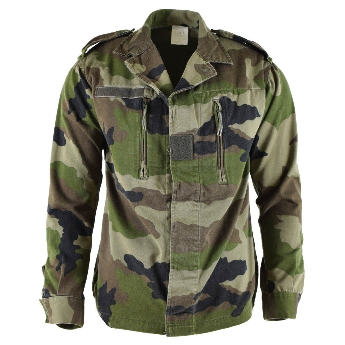 French military surplus Genuine army F2 combat jacket fatigue CE camo ...