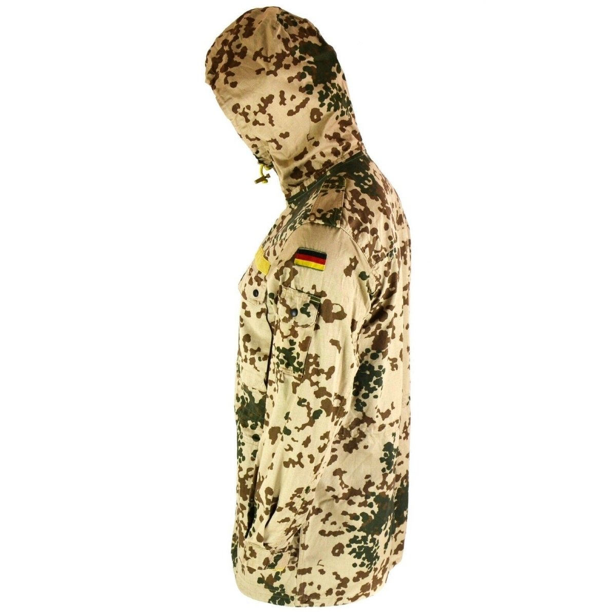 Genuine German military flecktarn parka army field jacket issue hooded ...
