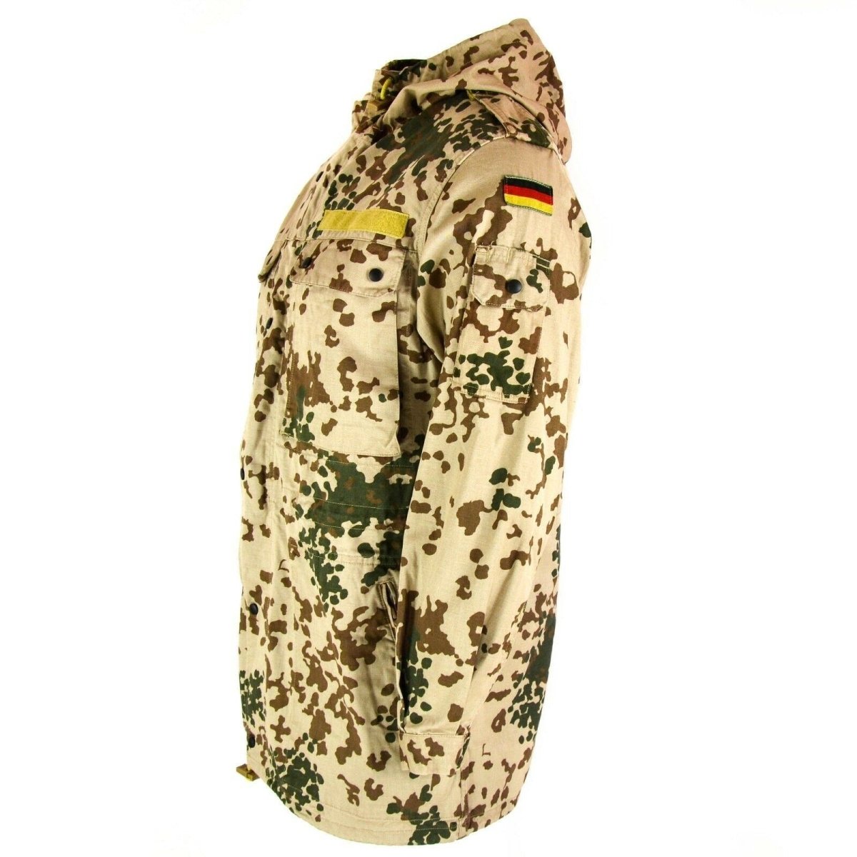 Genuine German military flecktarn parka army field jacket issue hooded ...