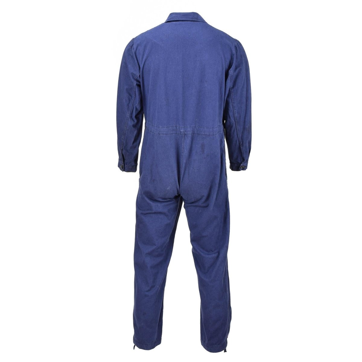 Genuine German Navy Work Coverall buttoned front jumpsuit blue - GoMilitar