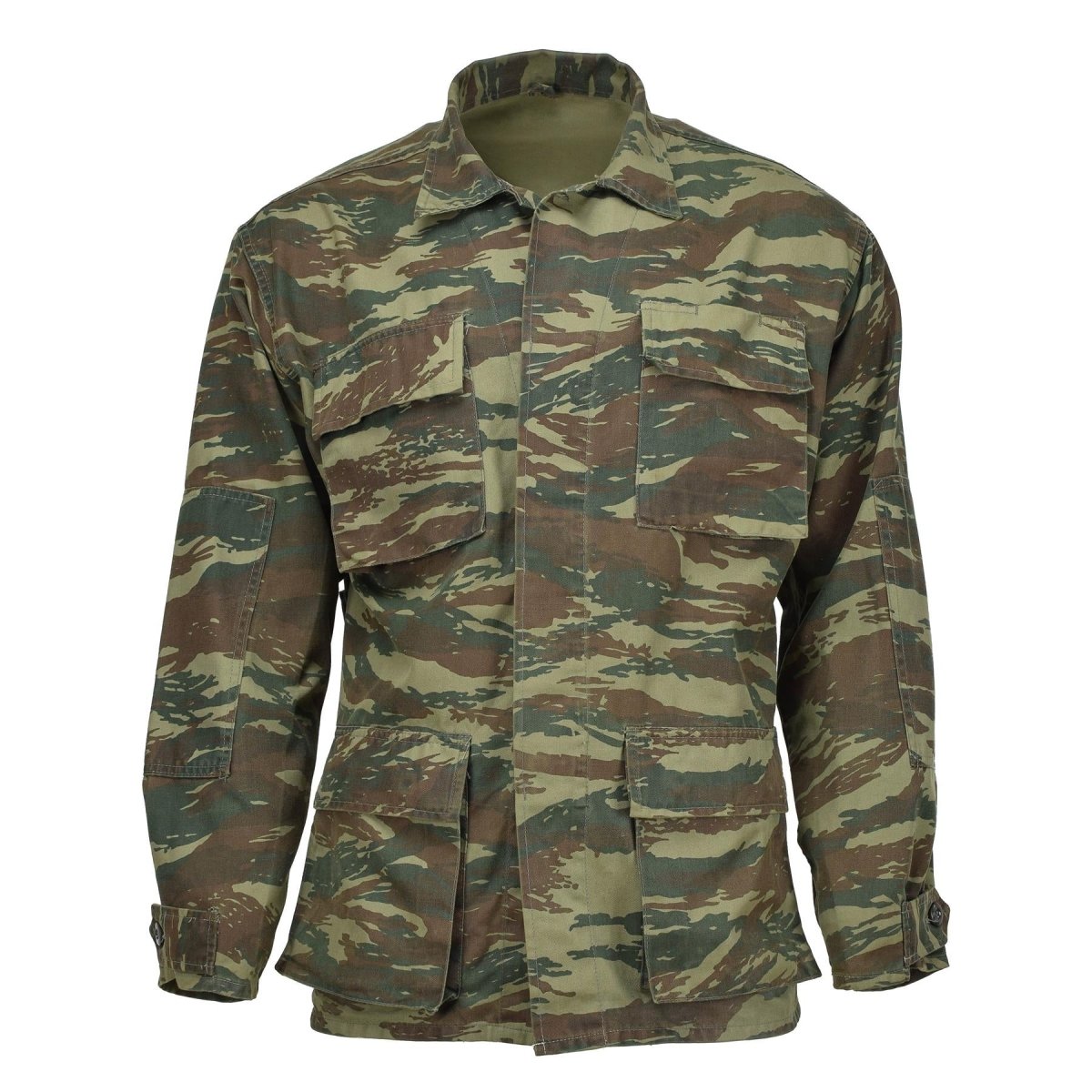 Authentic Greece military jacket lizard camo combat outdoor wear ...