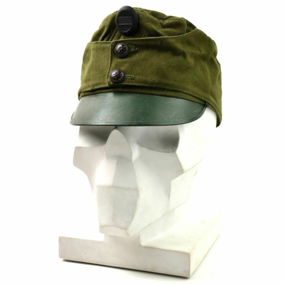 Vintage peaked cap genuine Hungarian fatigue army military field cap ...