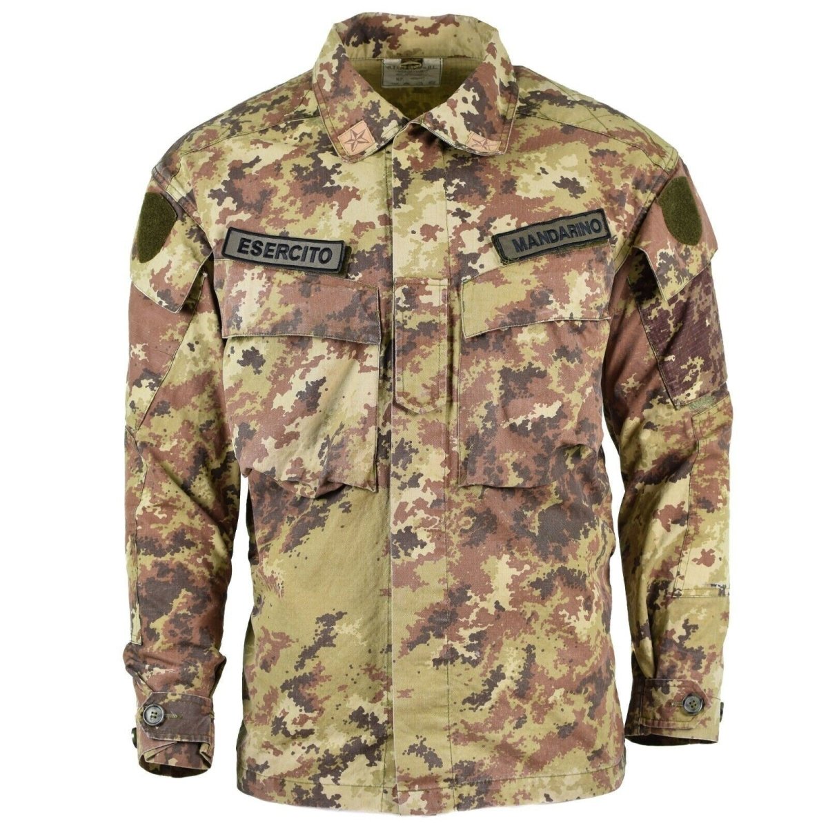 Combat jacket vegetato genuine Italian army Rip Stop camo ACU jacket ...