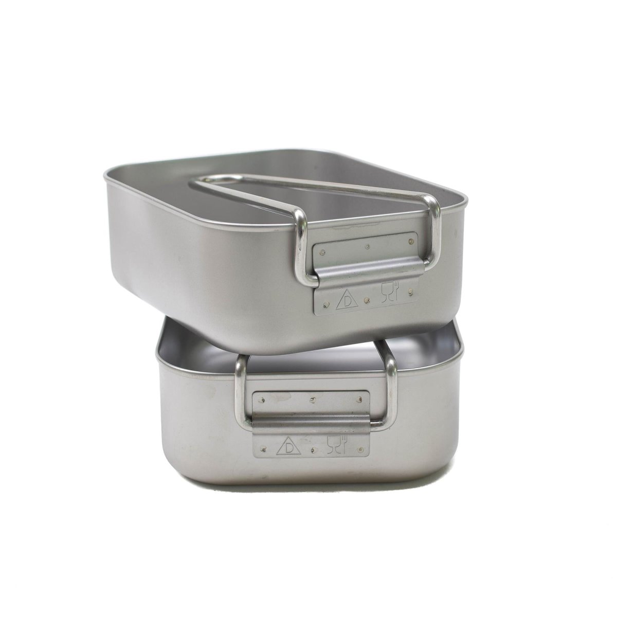 Dutch army stainless steel mess tins genuine military style mess kit ...