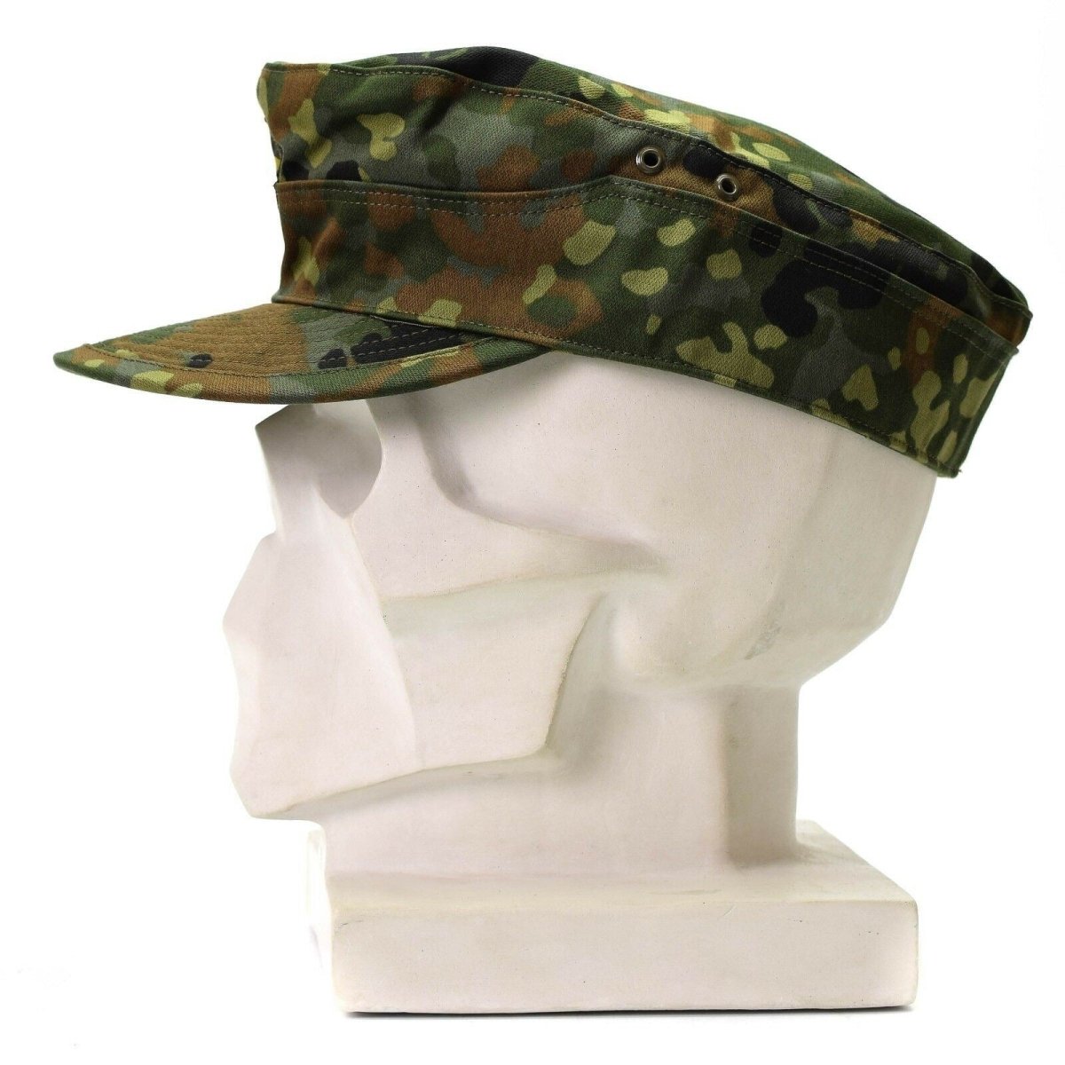 German field cap Genuine Original army Flecktarn BW woodland camo military hat NEW - GoMilitar