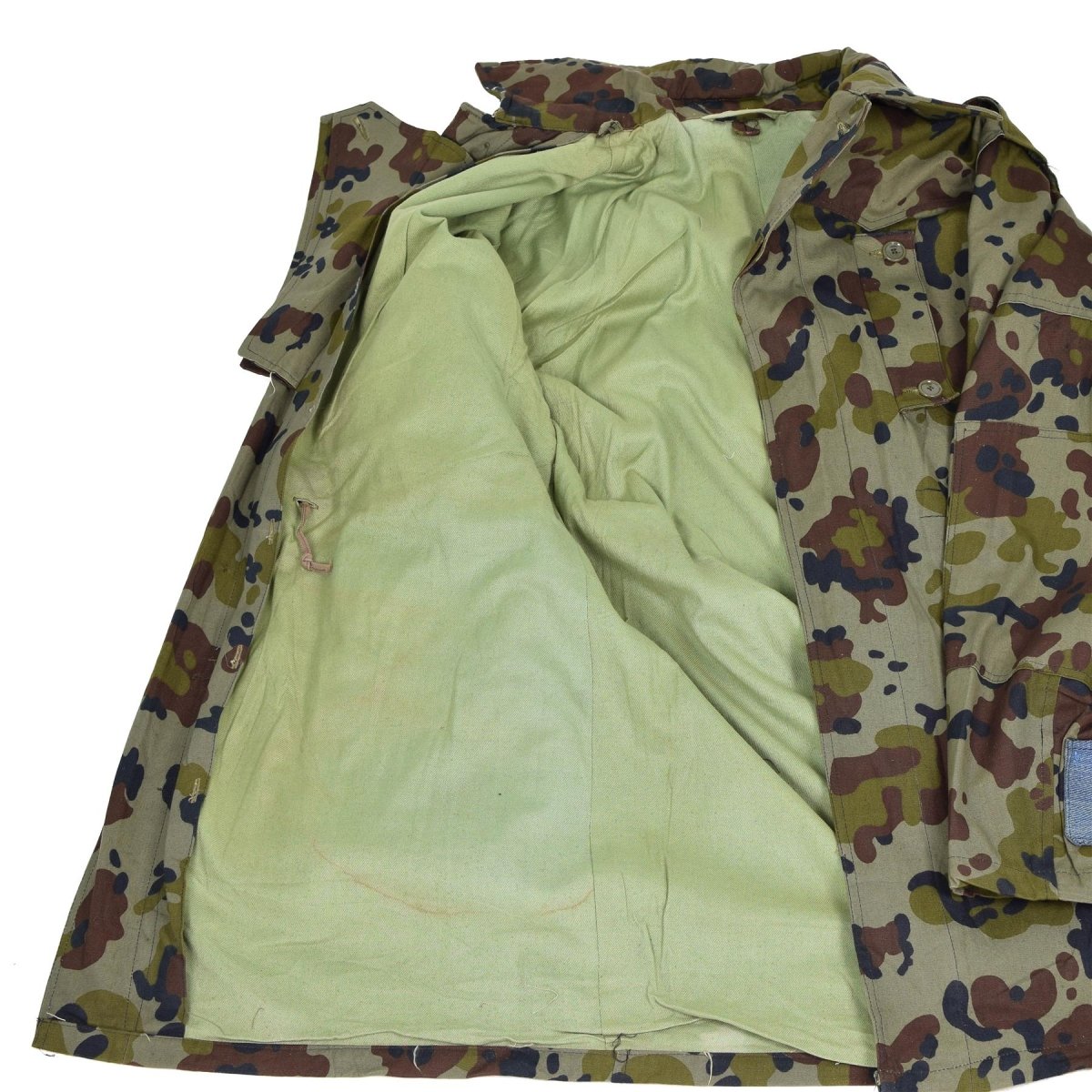 Army cold weather parka genuine Romanian Parka M93 combat camo leaf BDU ...