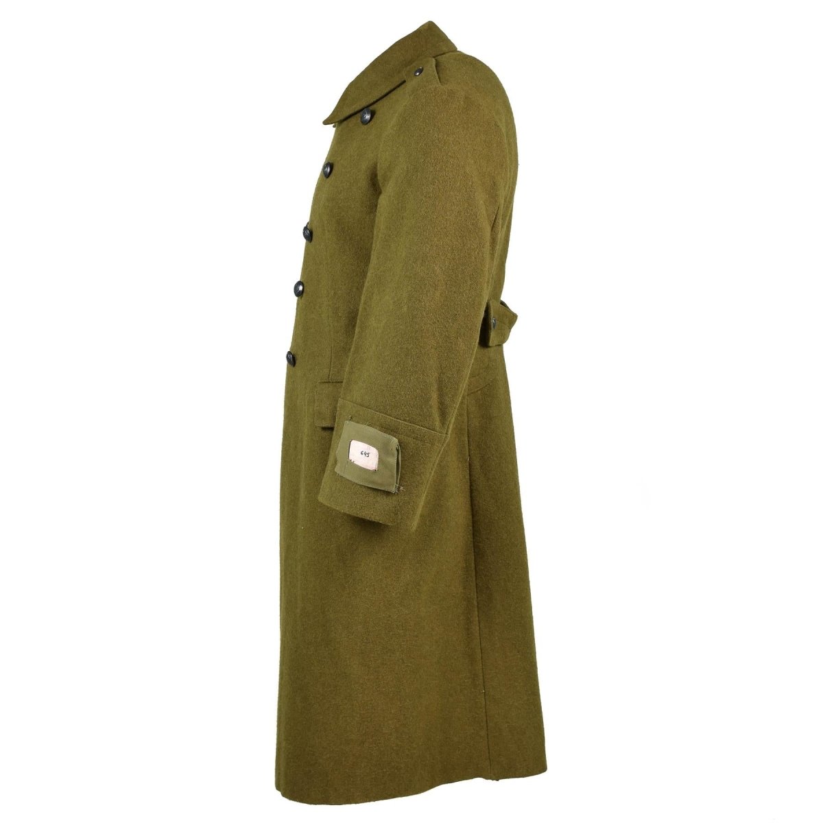 Vintage military coat Genuine Romanian Trench Coat Military Army Wool ...