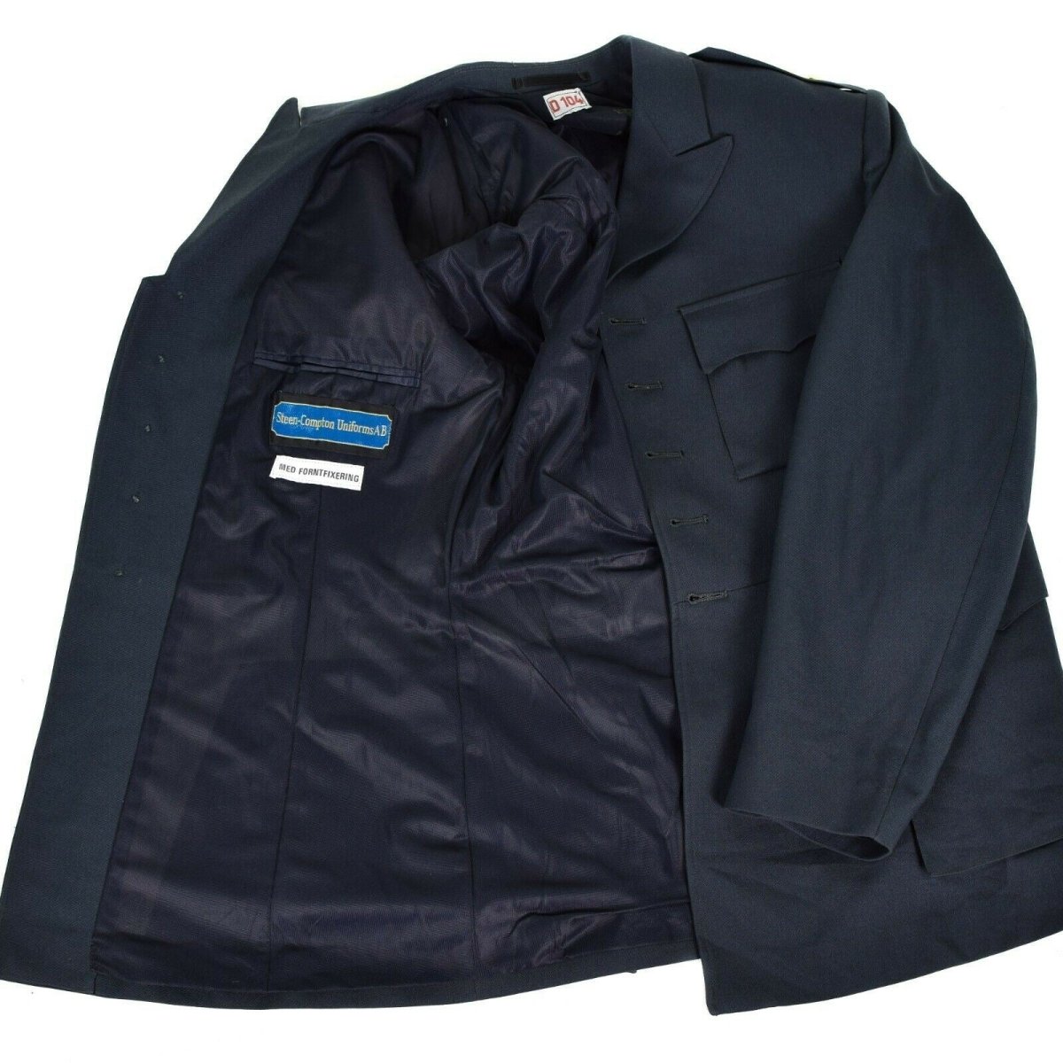 Military parade jacket genuine Swedish army infantry blue parade ...