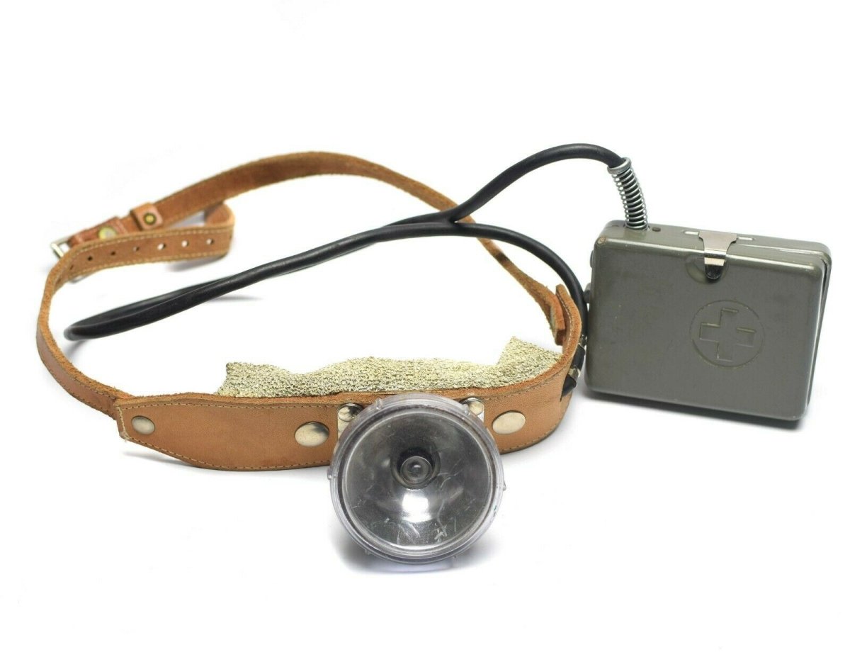 Swiss army headlamp vintage Switzerland military surplus issue - GoMilitar