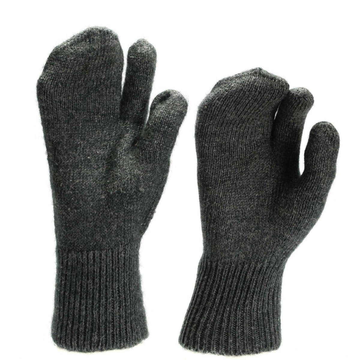 Military mittens liners Genuine Swiss army gloves Liners wool warmers ...