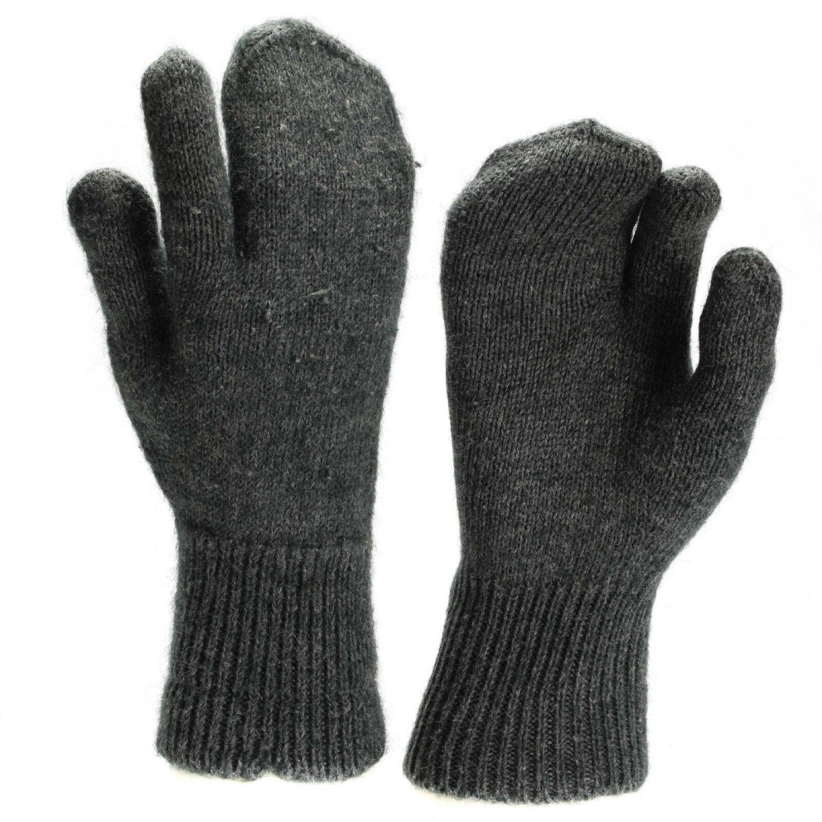 Military mittens liners Genuine Swiss army gloves Liners wool warmers ...