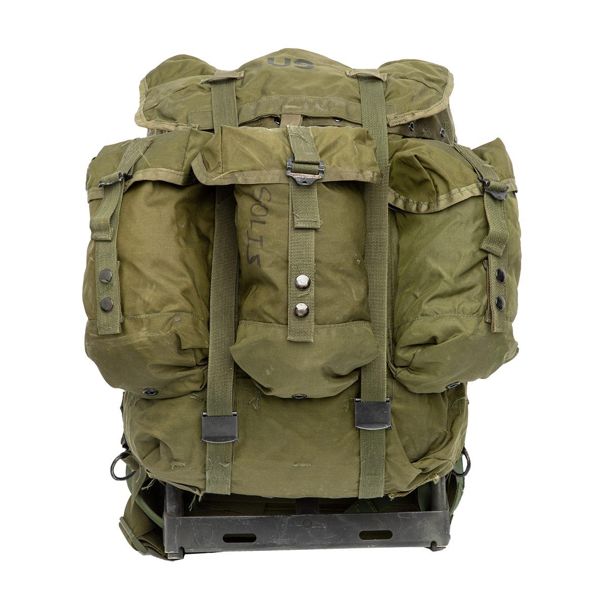 Vintage military backpack Genuine U.S. ALICE type waterproof 50L ...