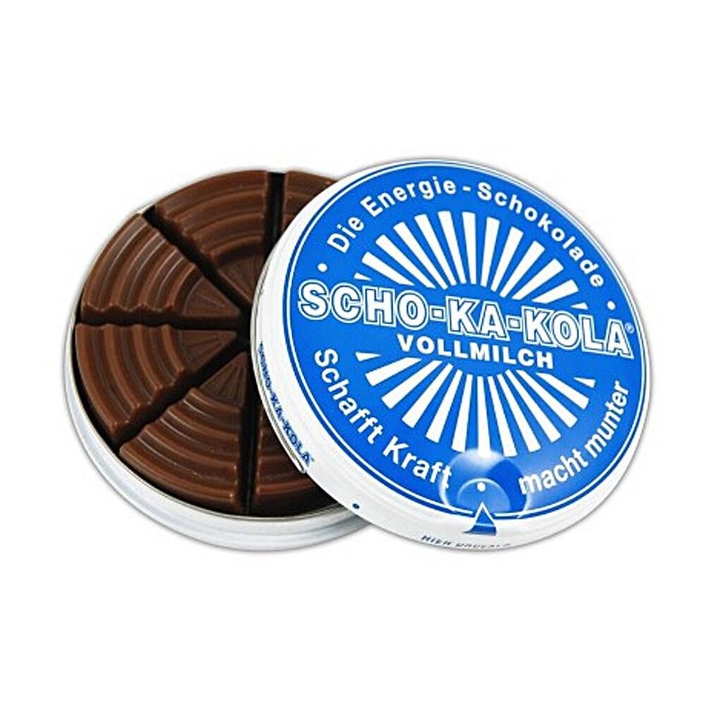 Chocolate with caffeine German Energy Milk Chocolate SCHO-KA-KOLA whole ...