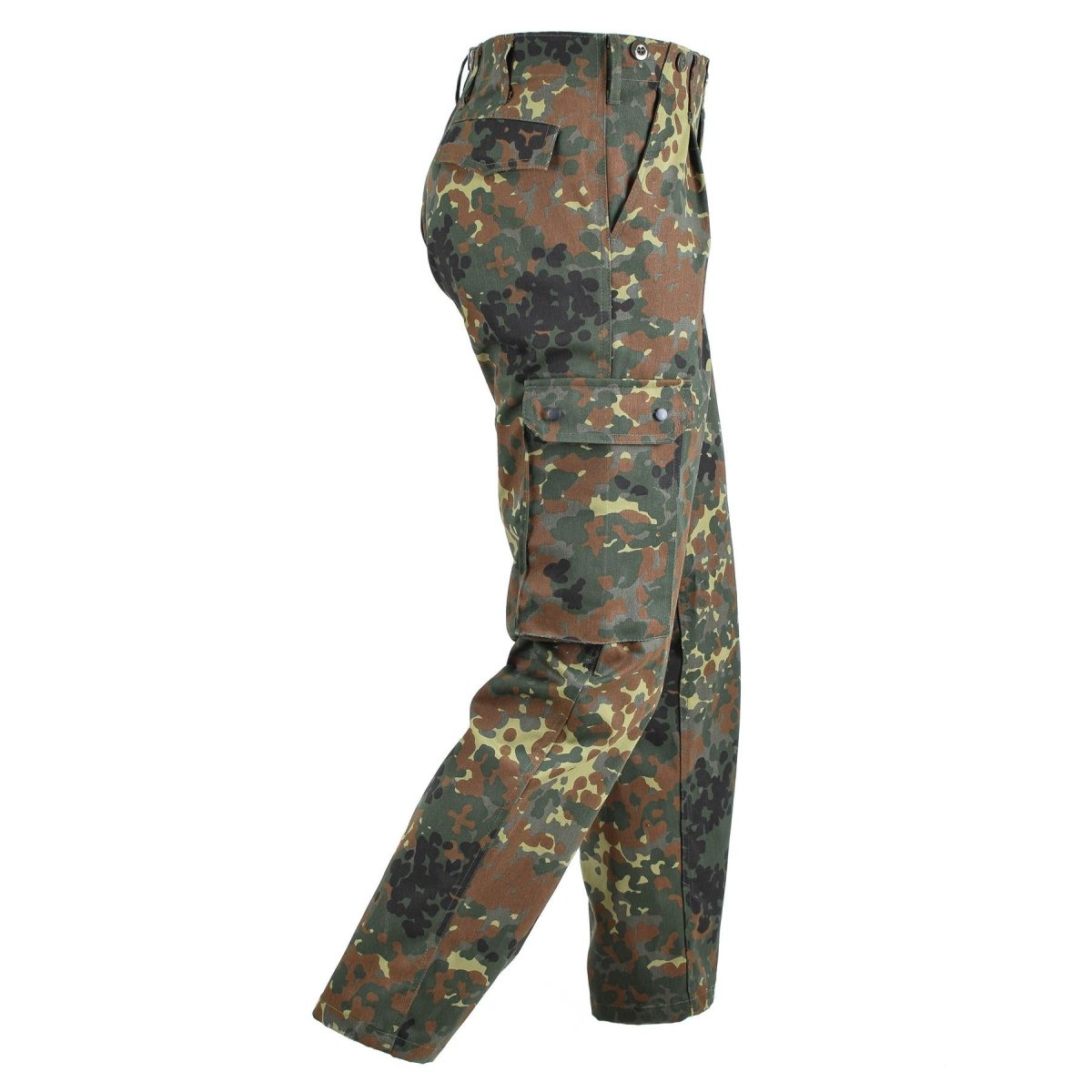 German flecktarn bdu pants Military style field cargo pants camo combat ...