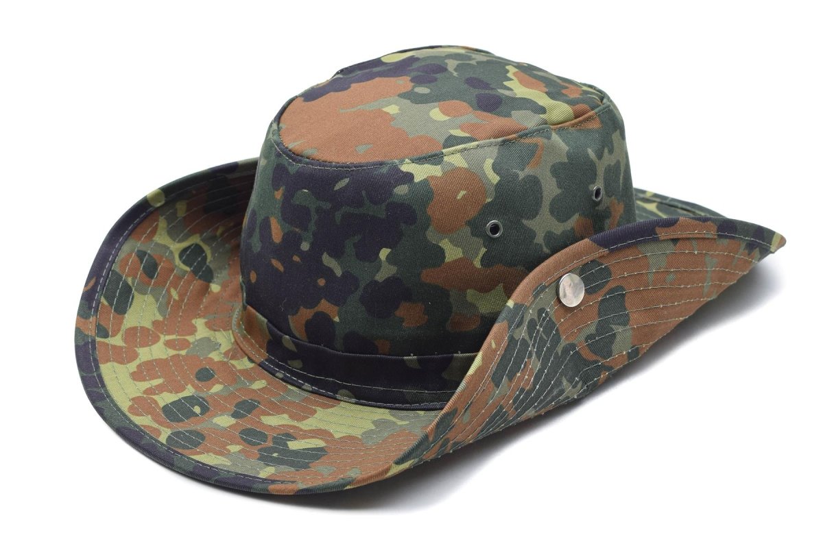Military bush hats MFH Brand style flecktarn bucket panama jungle ...