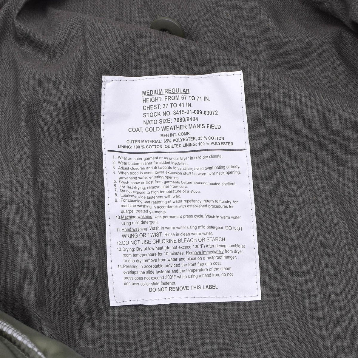 US army M65 field jacket MFH Brand U.S. Army style field jacket smock ...