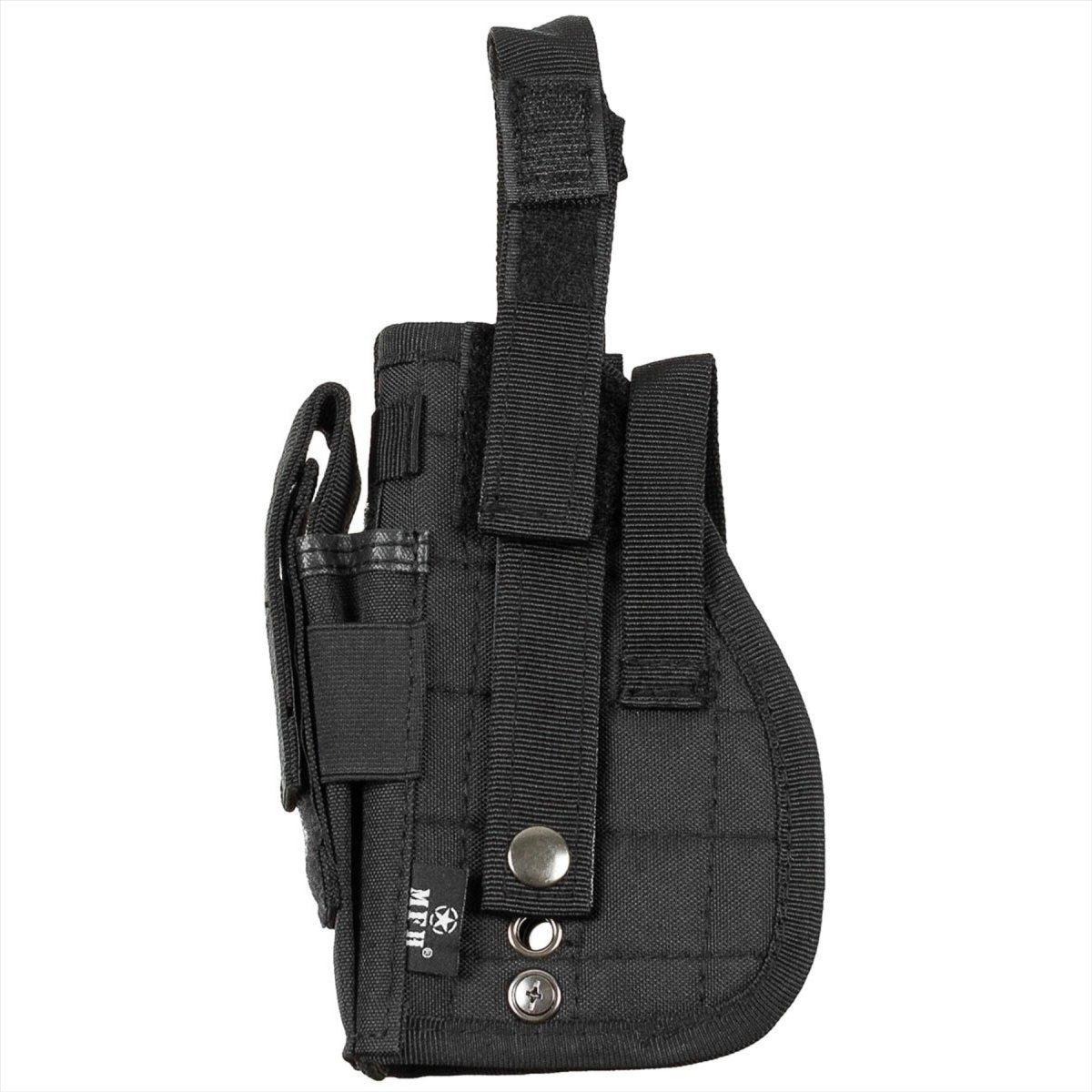 MFH Pistol Holster Right Handed MOLLE Fastening Loop Hook and Loop Clo ...