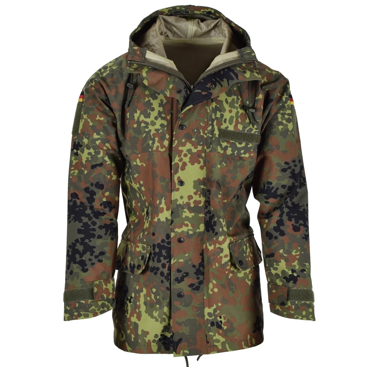 Flecktarn waterproof jacket Mil-Tec brand German army field Jacket ...