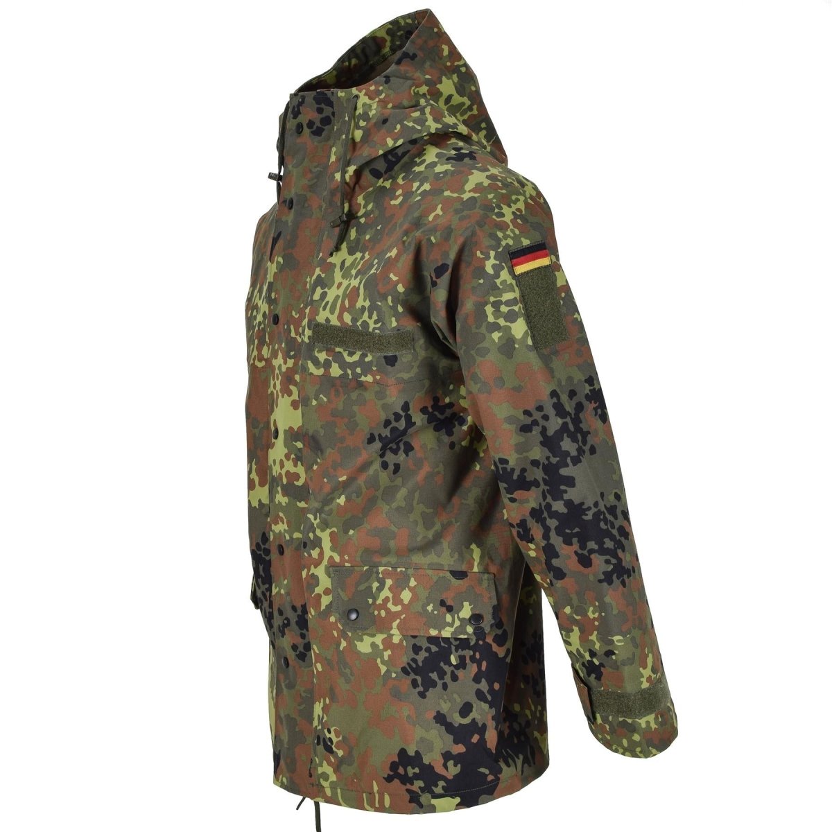 Flecktarn waterproof jacket Mil-Tec brand German army field Jacket ...