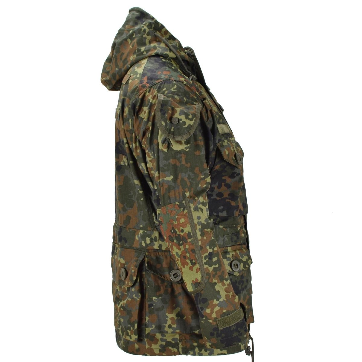 Mil-tec flecktarn smock Brand Jacket RipStop German army Flecktarn Camo ...