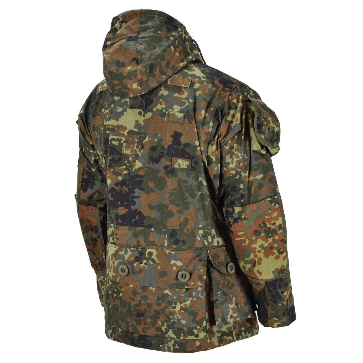 Mil-tec flecktarn smock Brand Jacket RipStop German army Flecktarn Camo ...