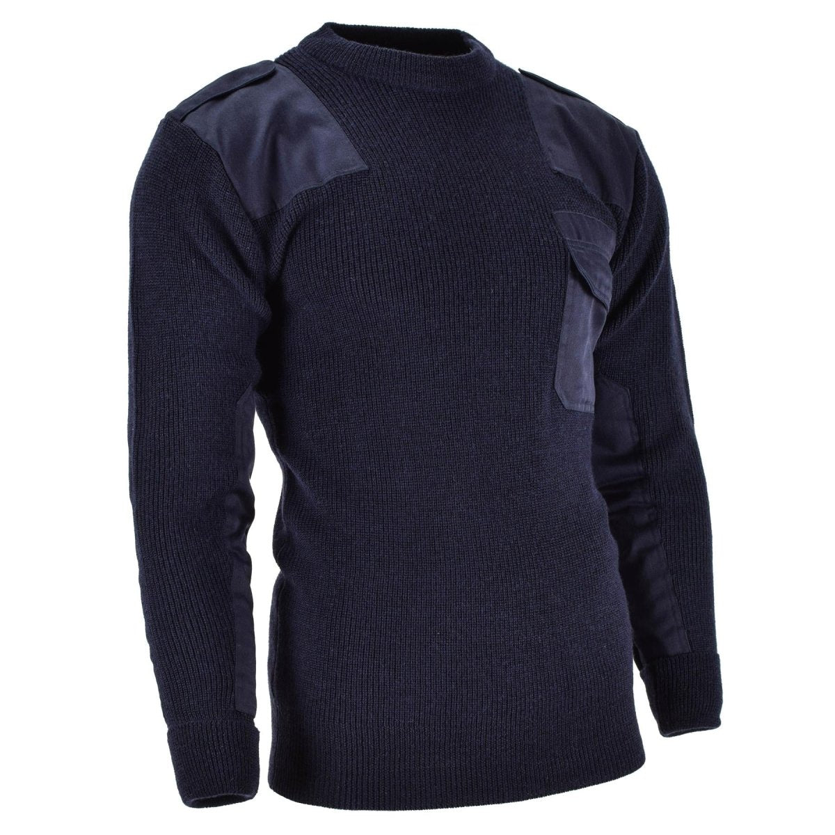 Navy blue men's sweater Mil-Tec brand German pullover Commando Jumper ...