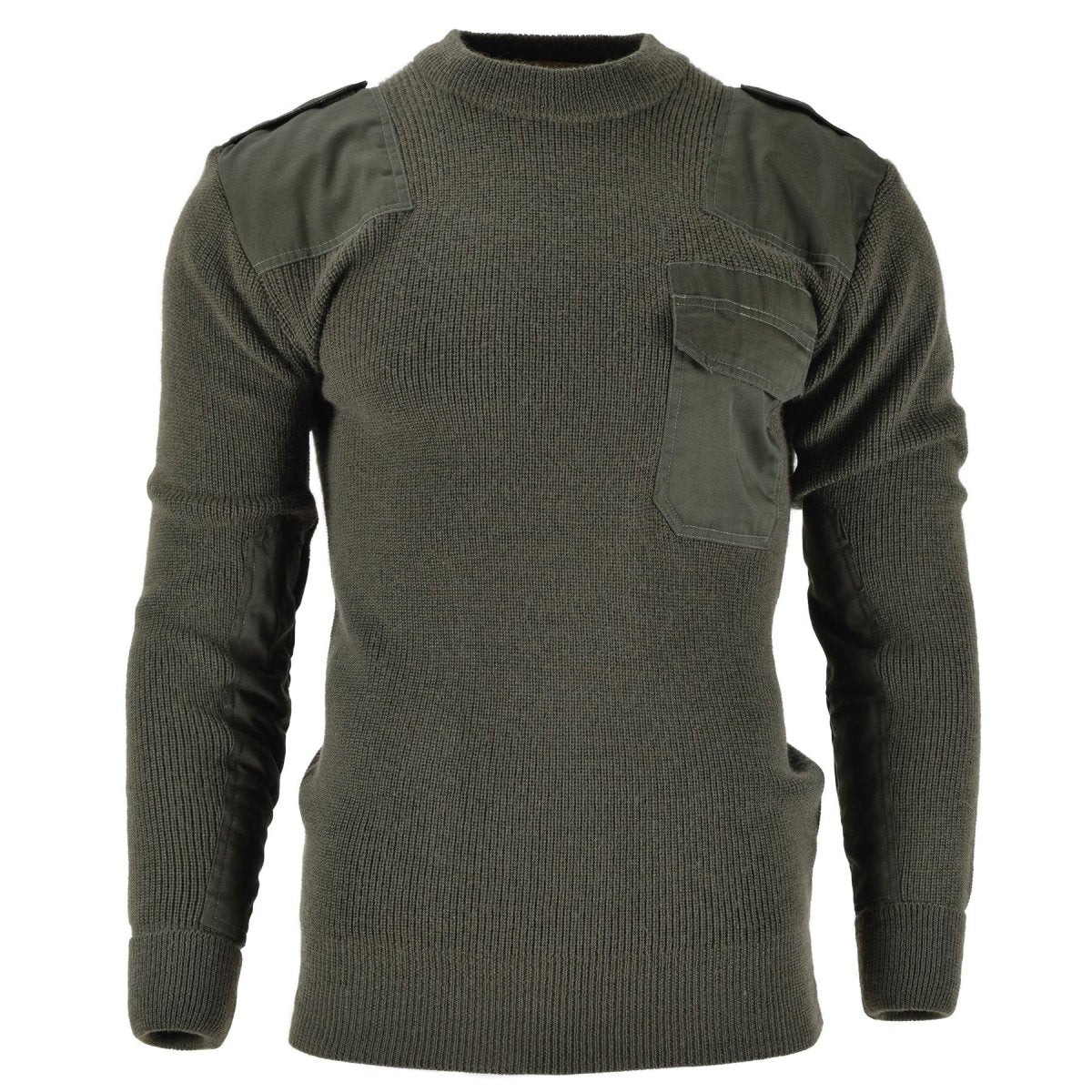 Olive Green Military Sweater Mil-Tec brand Men Sweater German pullover ...