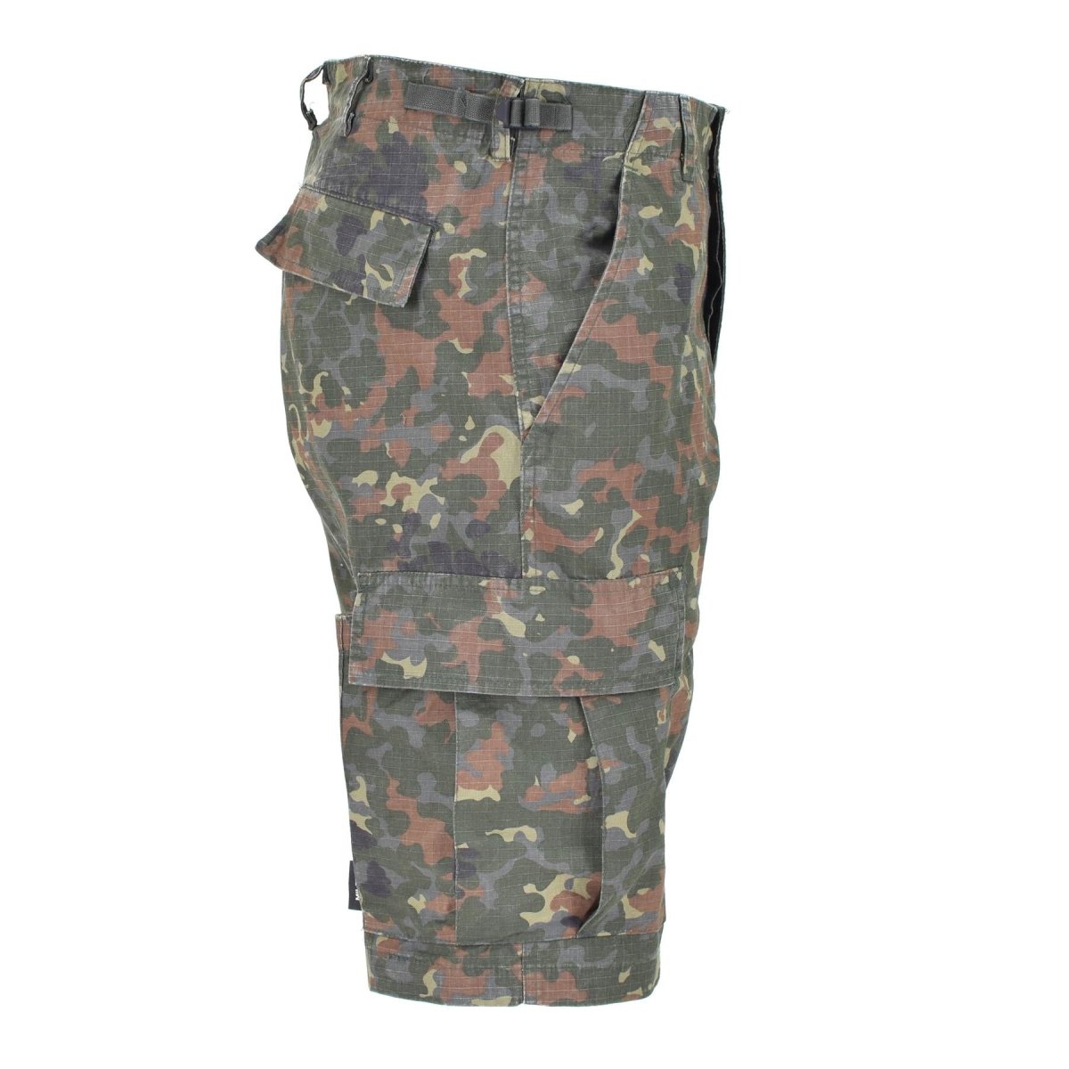 Flecktarn cargo shorts Mil-Tec Brand U.S. Military style prewashed camo ...