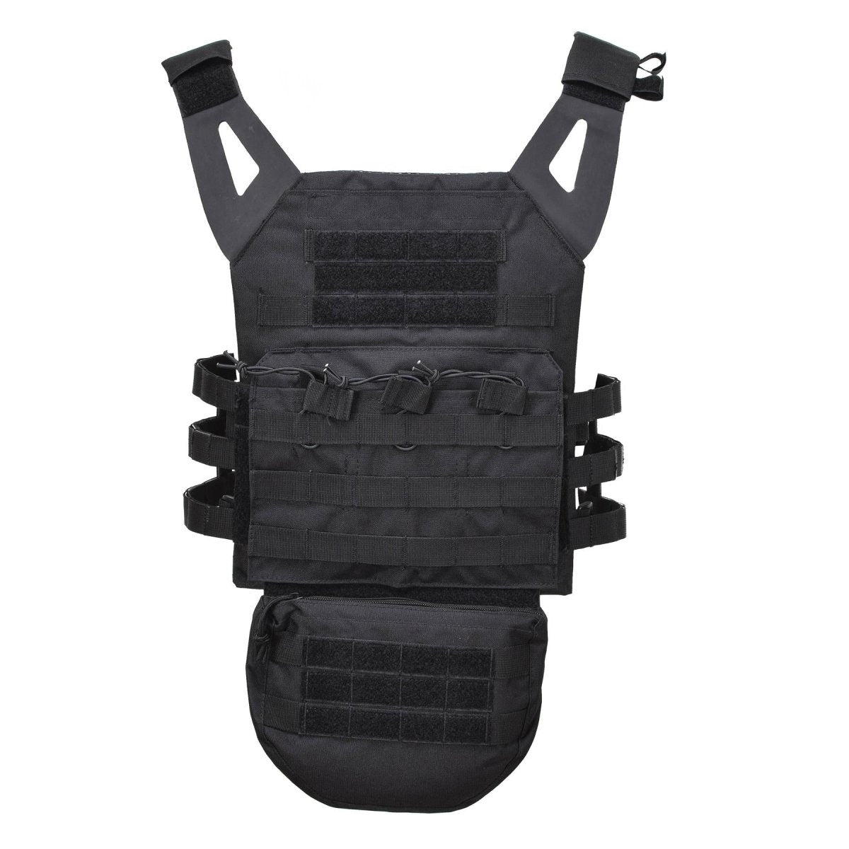Plate carrier vest black MIL-TEC GEN II military tactical combat ...