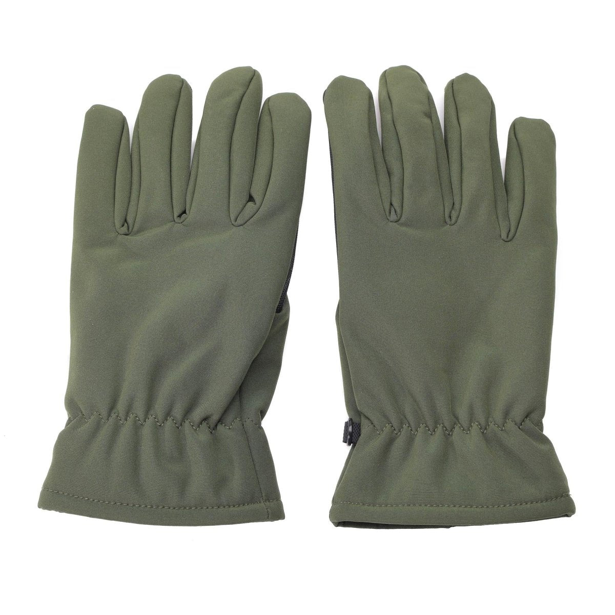 Thermally Insulated Gloves Mil-Tec Softshell THINSULATE™ lining Olive ...
