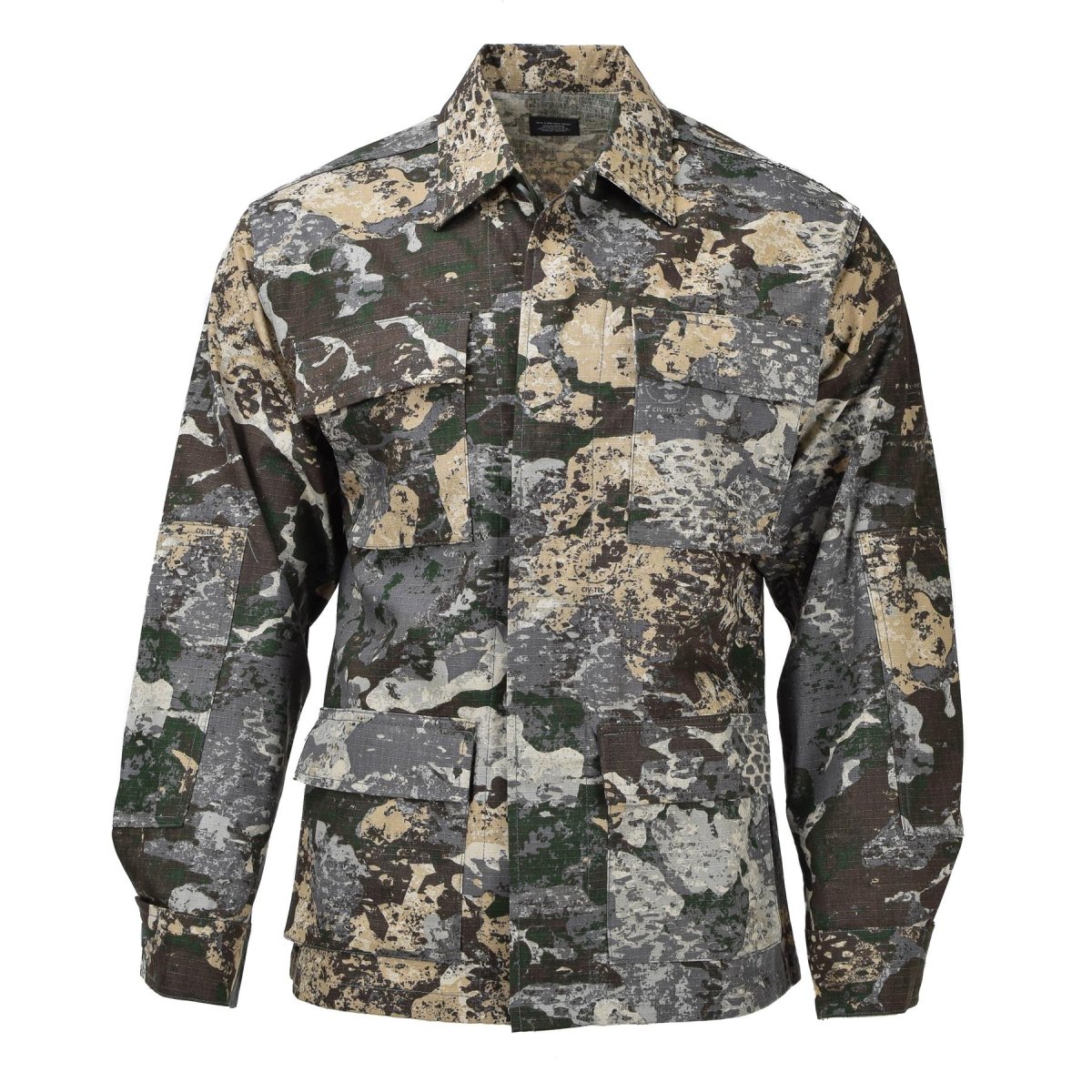 US BDU jacket MIL-TEC military field tactical jacket R/S camouflage ...