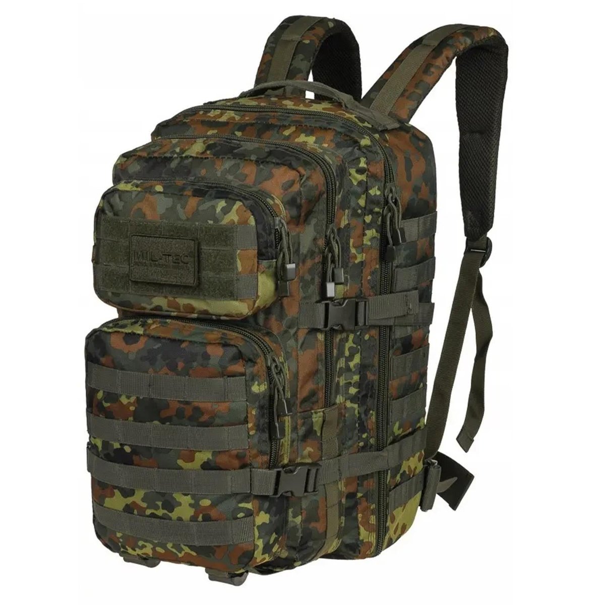 Flecktarn Backpack MIL-TEC U.S. Assault trekking rucksack large 36L ...